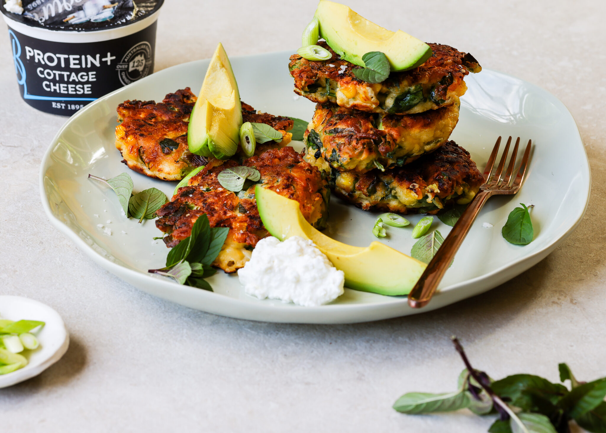 Crispy Three Veg & Cottage Cheese Fritters | Brancourts